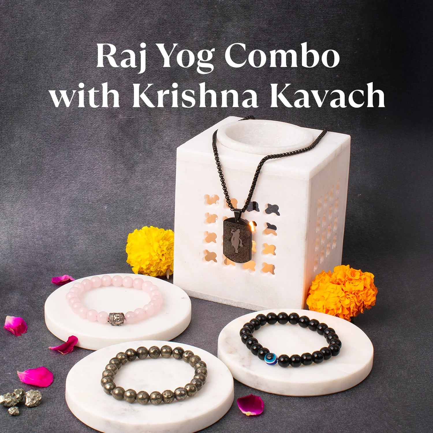 Raj Yog Combo with Krishna Kavach – HEALINGGEMS